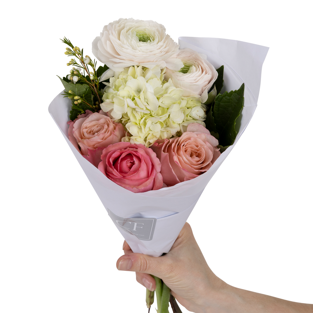 Petite Pink Wrap – Camelback Flowershop