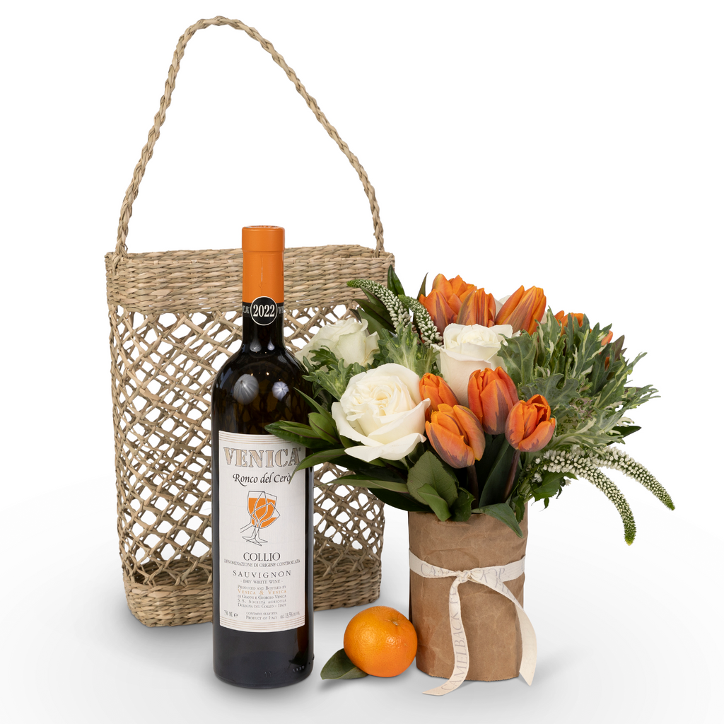 Arcadia F&W Basket – Camelback Flowershop
