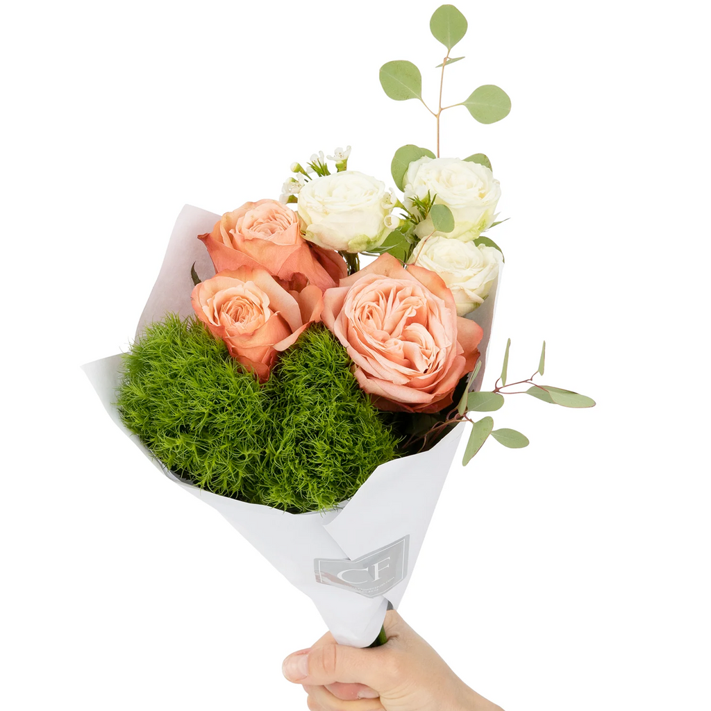 Petite Peach Wrap – Camelback Flowershop
